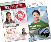 Custom Police & Fire Service Photo ID Cards | InstantCard